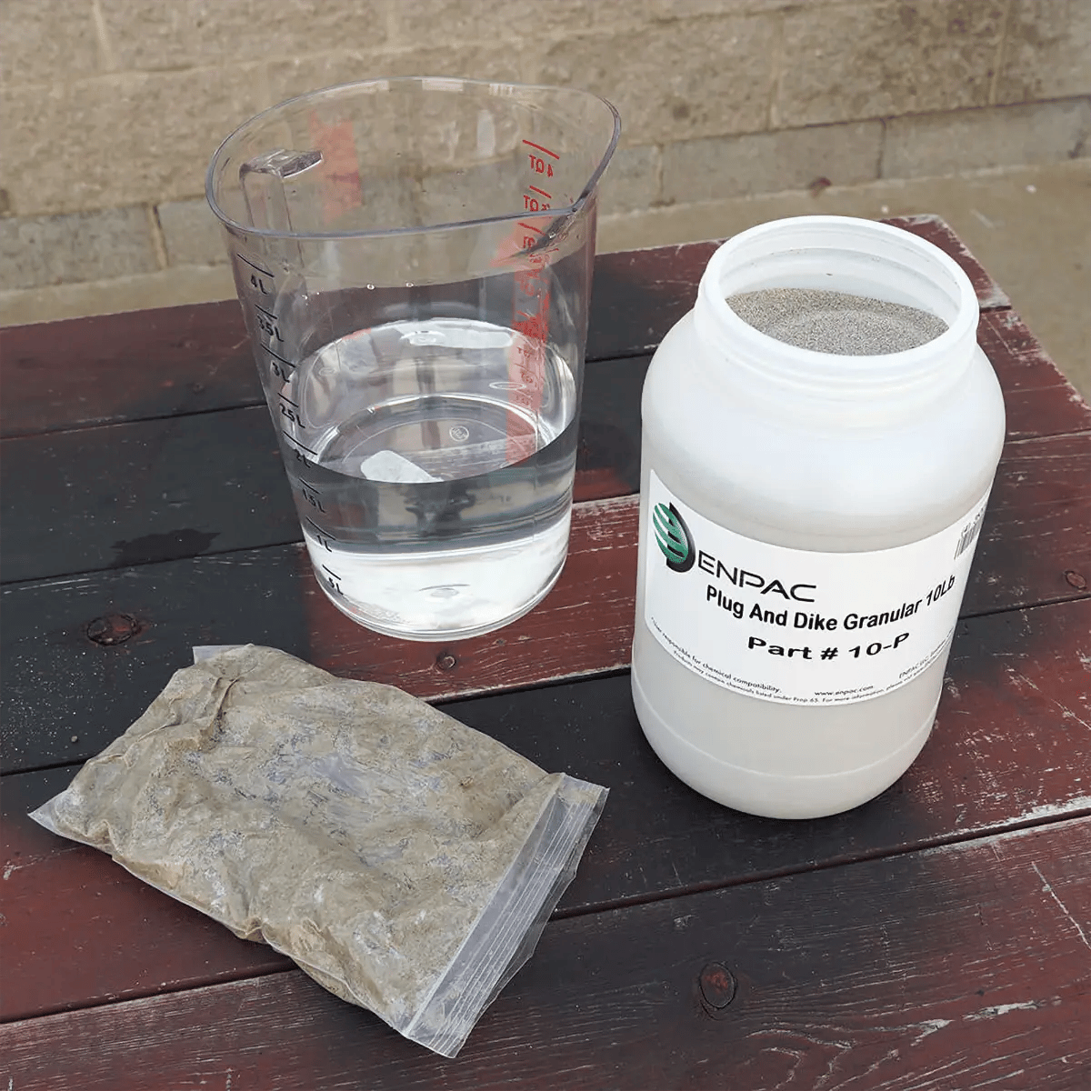 Plug N' Dike Granules - (1) 10 lb. Container | Shop Darley
